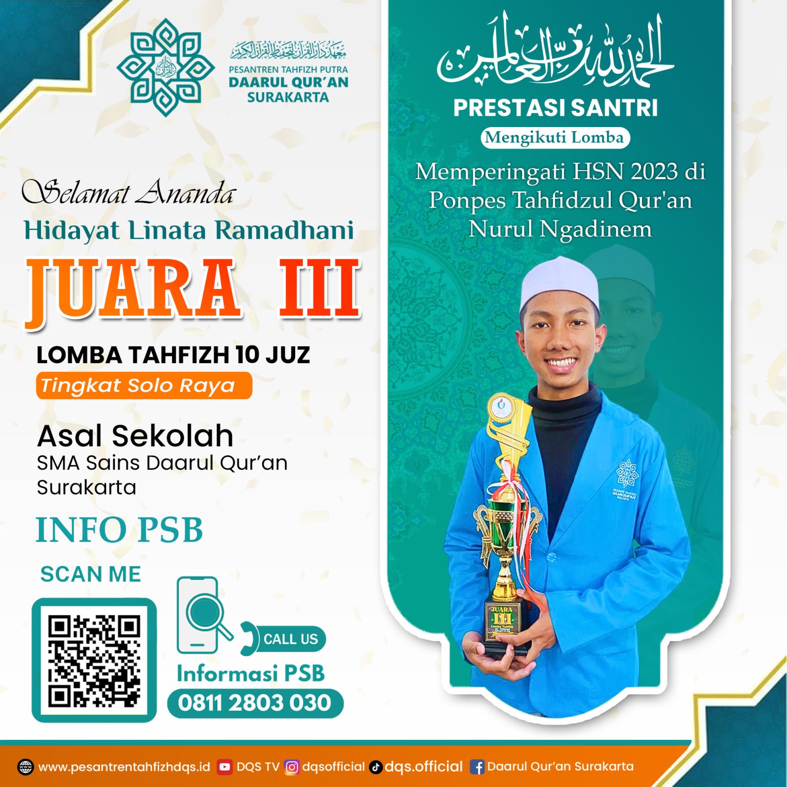 Prestasi – Daarul Qur'an Surakarta